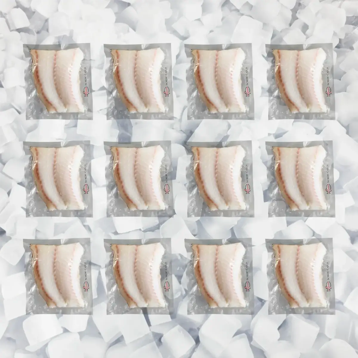 Wild Icelandic Wolffish Portions, Skinless - Bulk Pack Sushi Grade ...