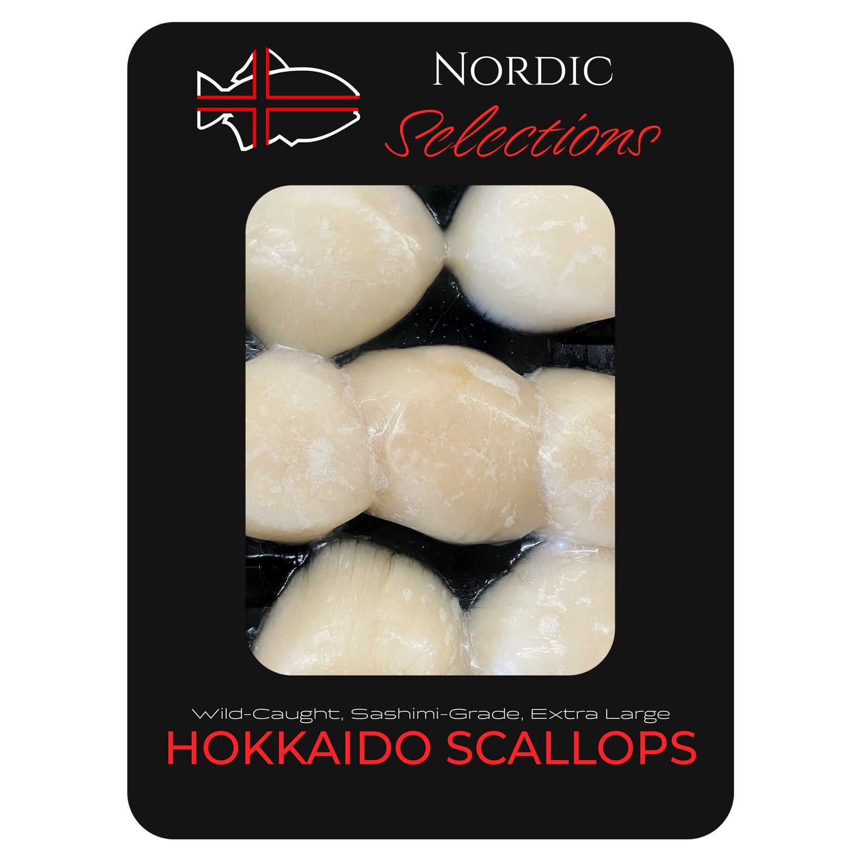 Japanese Scallops | Wild, Sushi-Grade XL Hokkaido Scallops – Nordic Catch